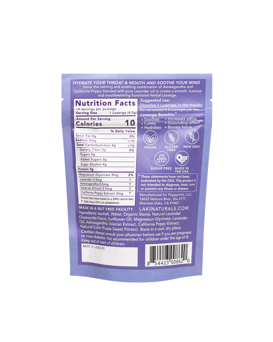 Functional Herbal Lozenges - Calm Mood – Laki Naturals